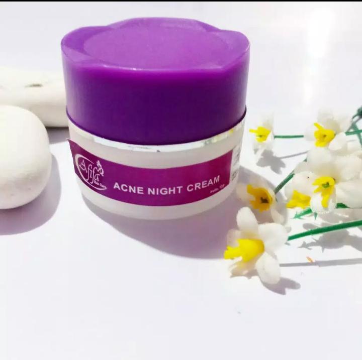 ACNE NIGHT CREAM – Afifa Skincare